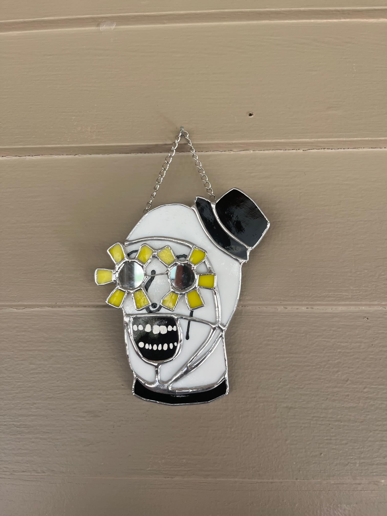 Art the Clown Terrifier Stained Glass Art, Horror Movie Decor - Etsy