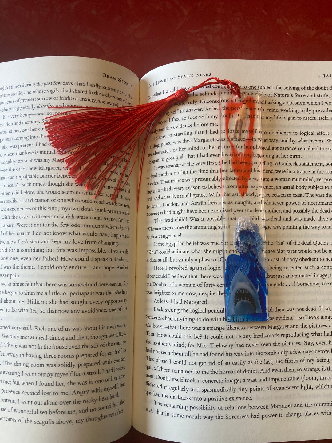 Jaws Bookmark - Etsy UK