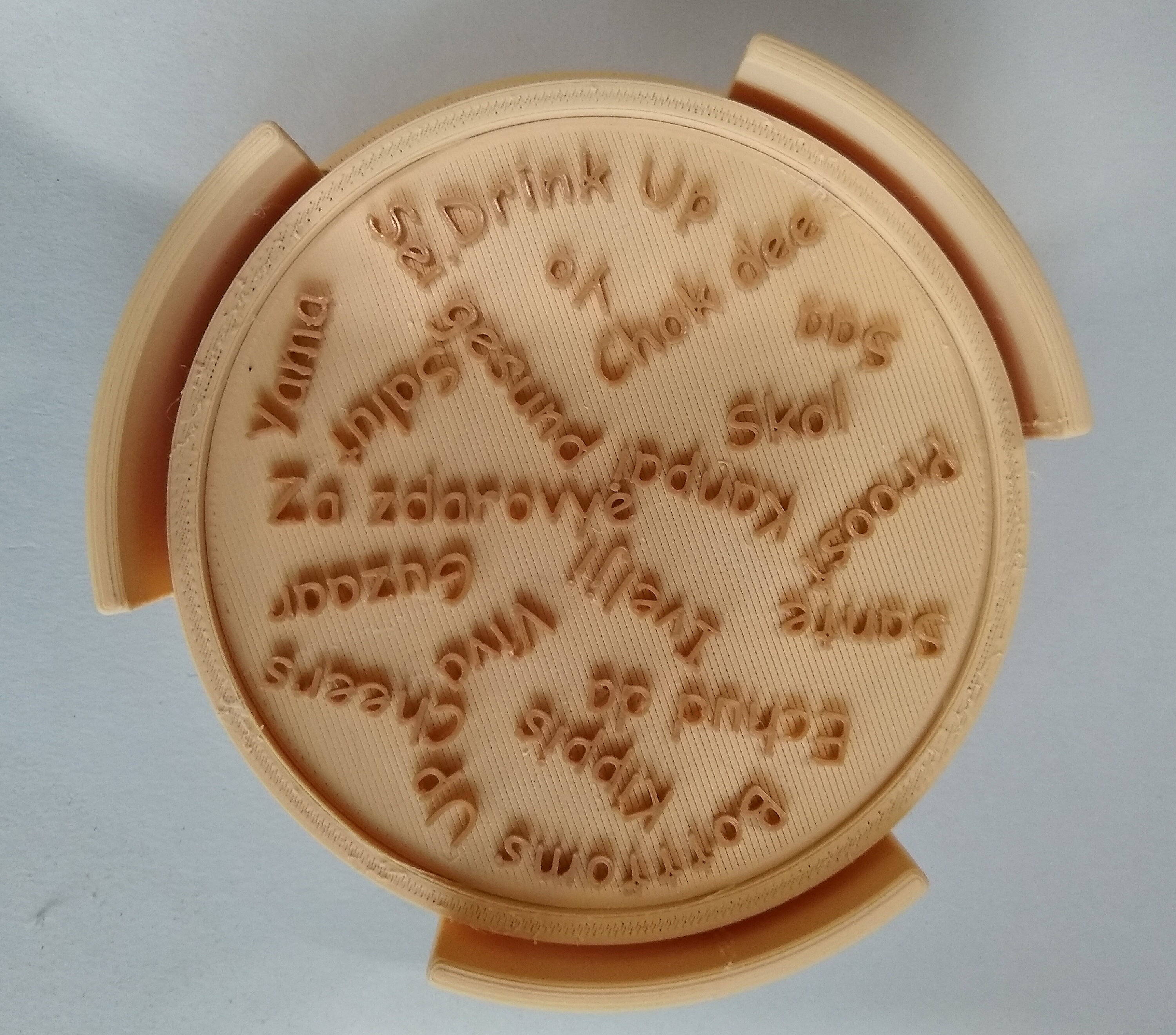 3d Printed Drink Coaster - Etsy