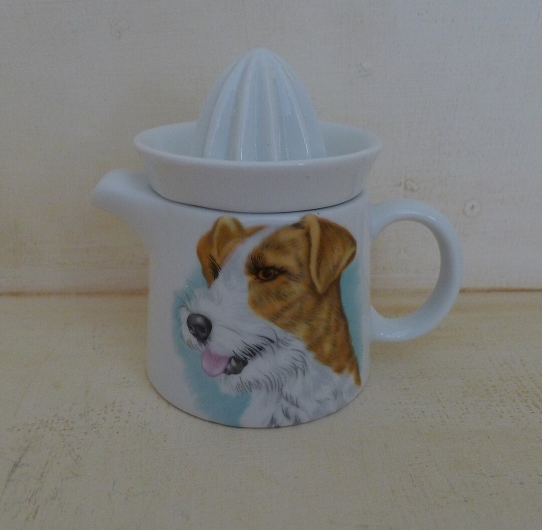 Jack Russell Terrier Puppy Dog Vintage Lemon Lime Orange Juicer With ...