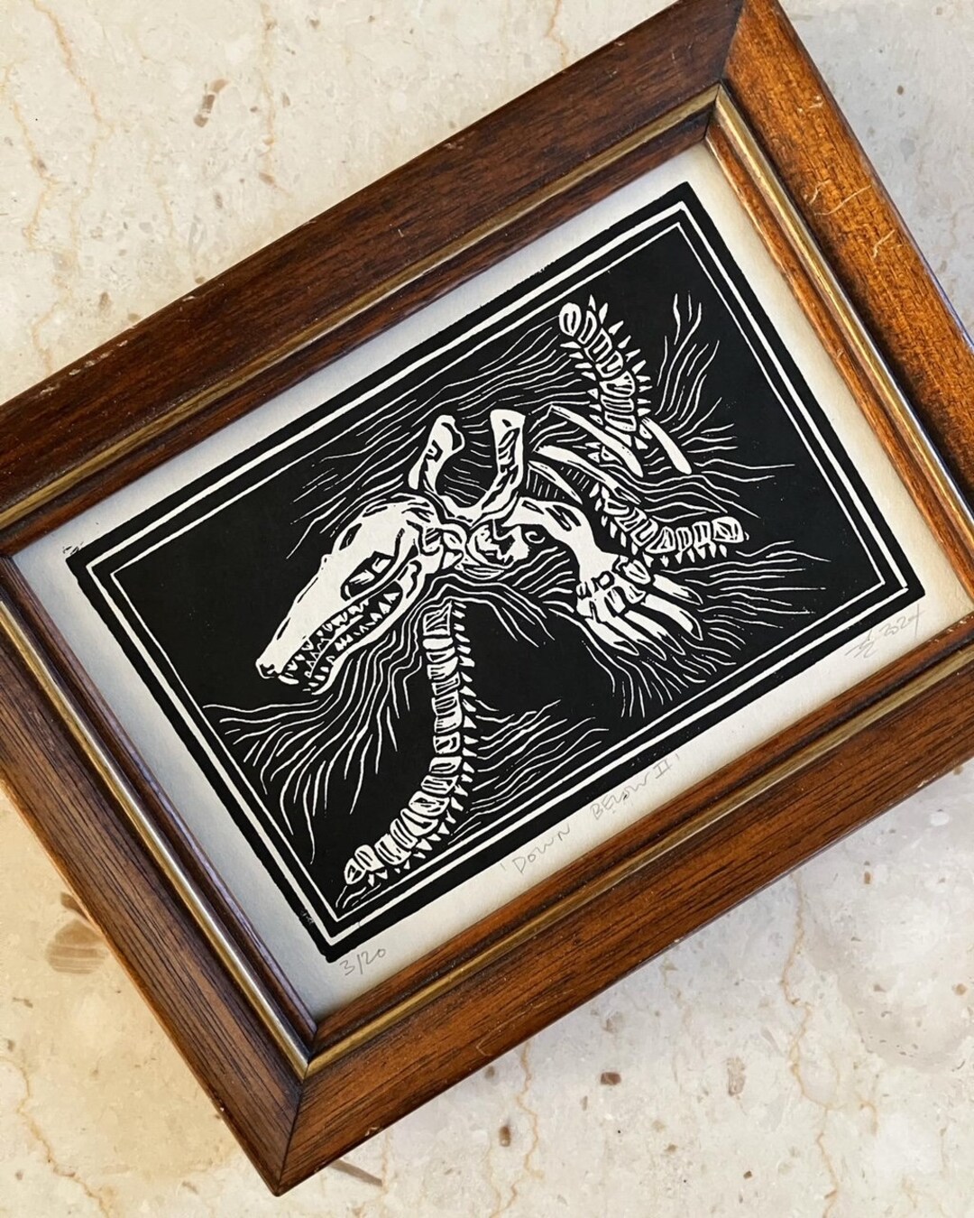 Down Below Mole Skeleton and Centipede Second Edition Print ...