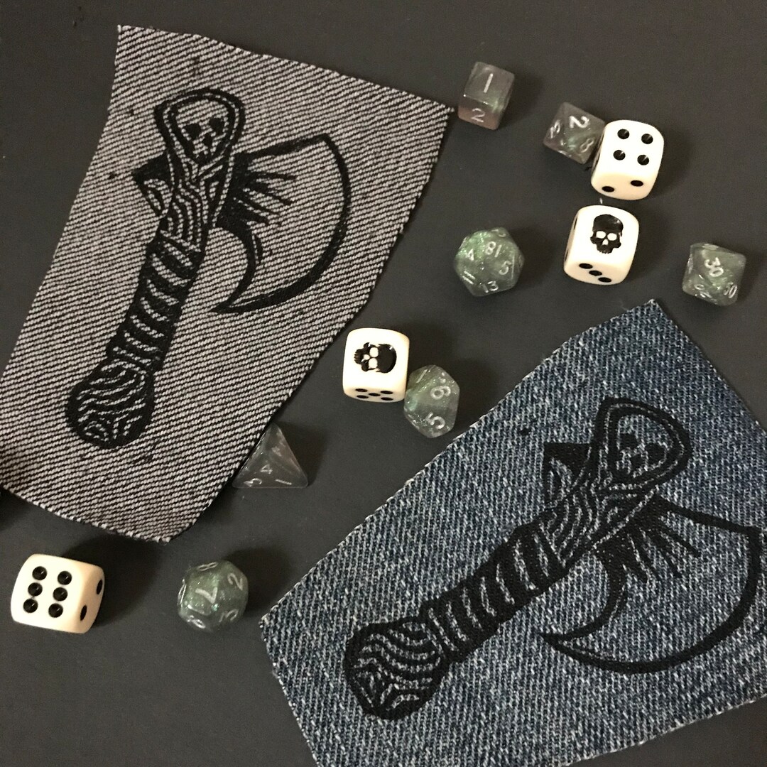 Barbarian Axe RPG Class Patches, Patches for Jeans, Jacket, Backpack ...