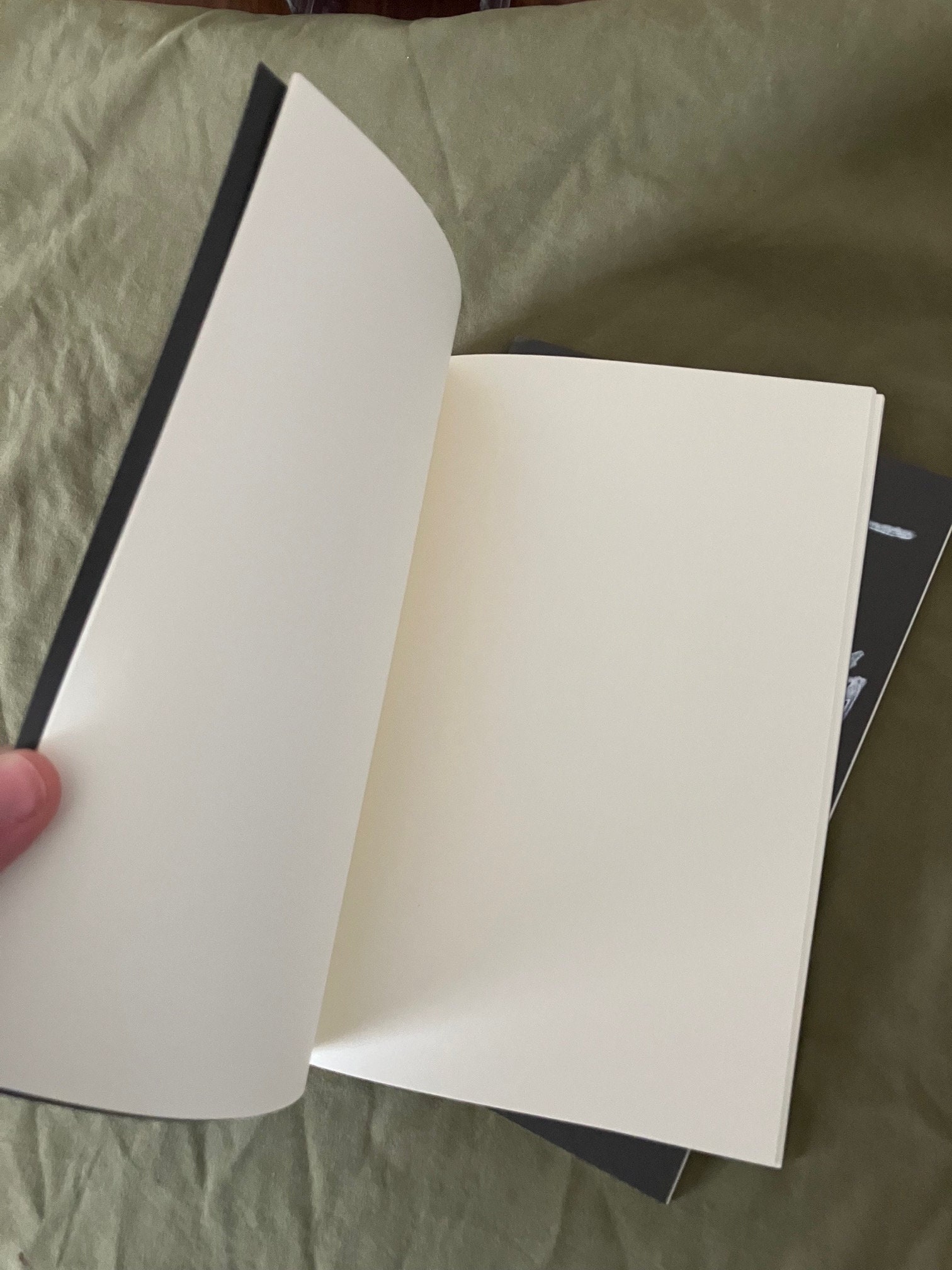 Burning Incense Notebook BLANK Softcover Sketchbook, Smudge Sage ...