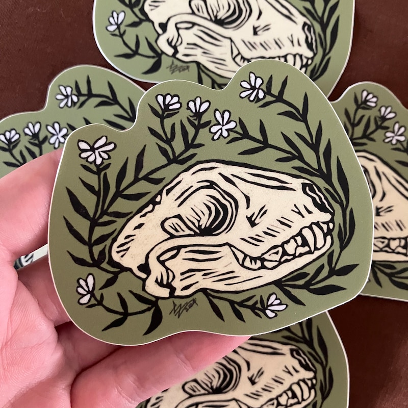 Skunk Skull - Etsy