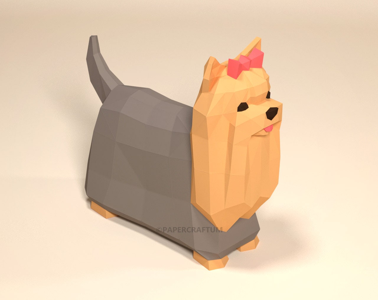 Yorkshire Terrier Papercraft Yorkie Gifts Yorkshire Terrier - Etsy