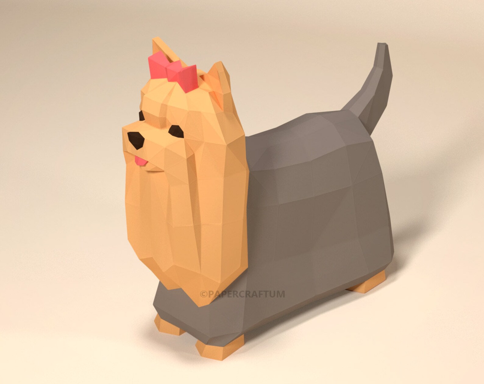 Yorkshire Terrier Papercraft Yorkie Gifts Yorkshire Terrier | Etsy