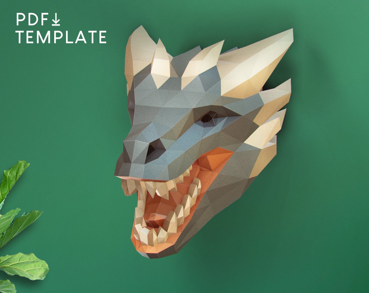 3d Dragon Head Template