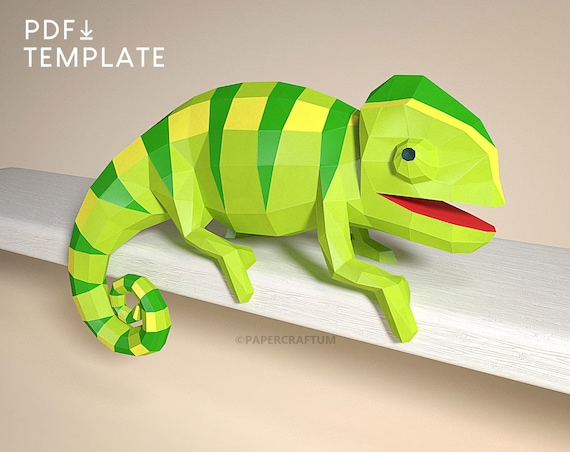 A Color Of His Own Chameleon Template