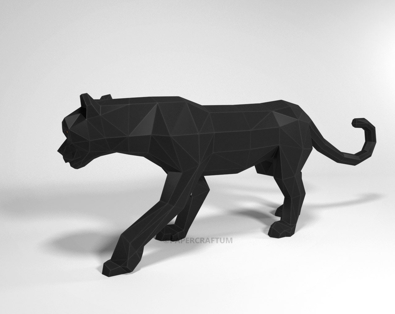 Black Panther Papercraft Black Cat Wild Cat Jaguar - Etsy Australia
