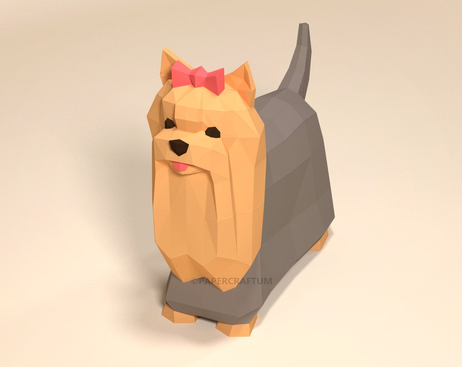 Yorkshire Terrier Papercraft Yorkie Gifts Yorkshire Terrier | Etsy