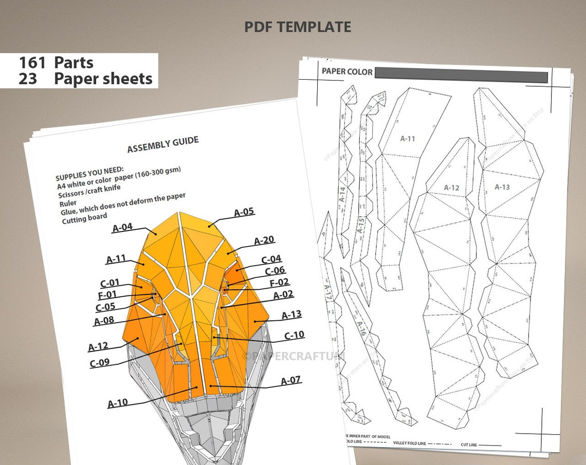 T-rex Papercraft Dinosaur Papercraft Sculpture Trex Low Poly - Etsy UK
