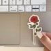 Rose: Stickerclear - Etsy