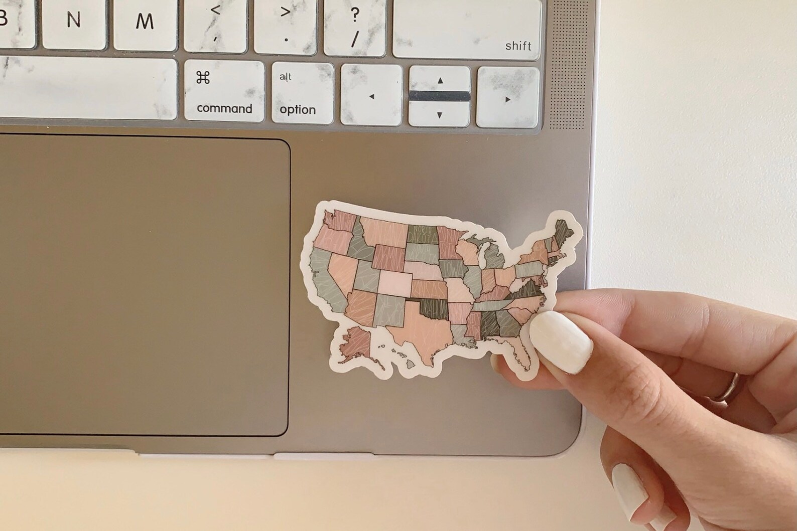 United States Map: Stickerclear - Etsy