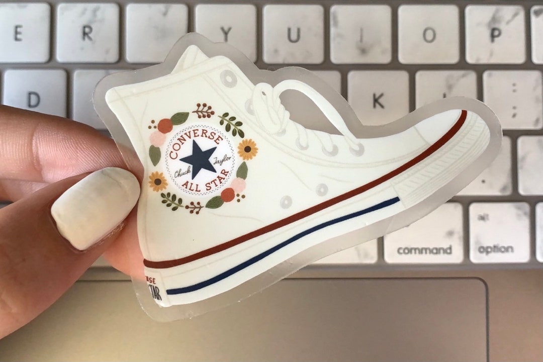Converse: Sticker—clear - Etsy