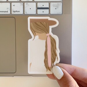 Ponytail: Sticker—clear - Etsy