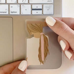 Ponytail: Sticker—clear - Etsy