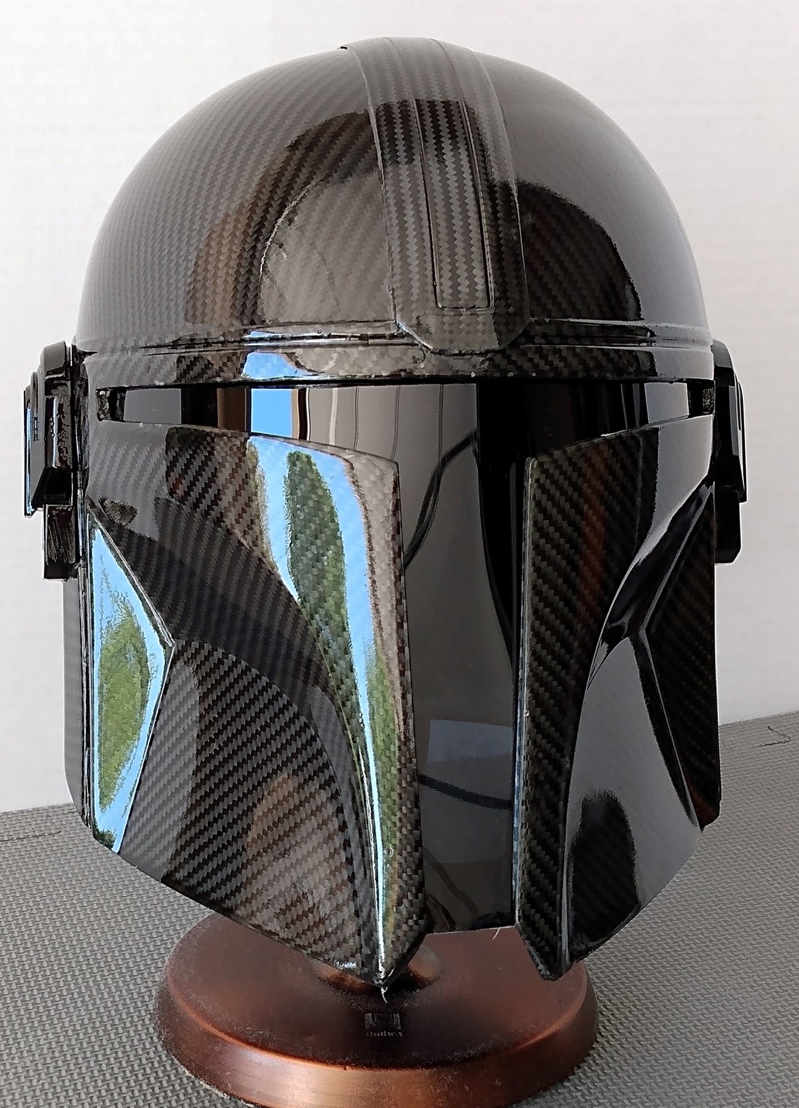 Carbon composite Mando helmet | Etsy