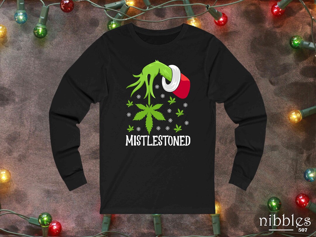 Grinch Mistle Stoned , Marijuana Holiday Gift, Holiday Bag, Holiday ...