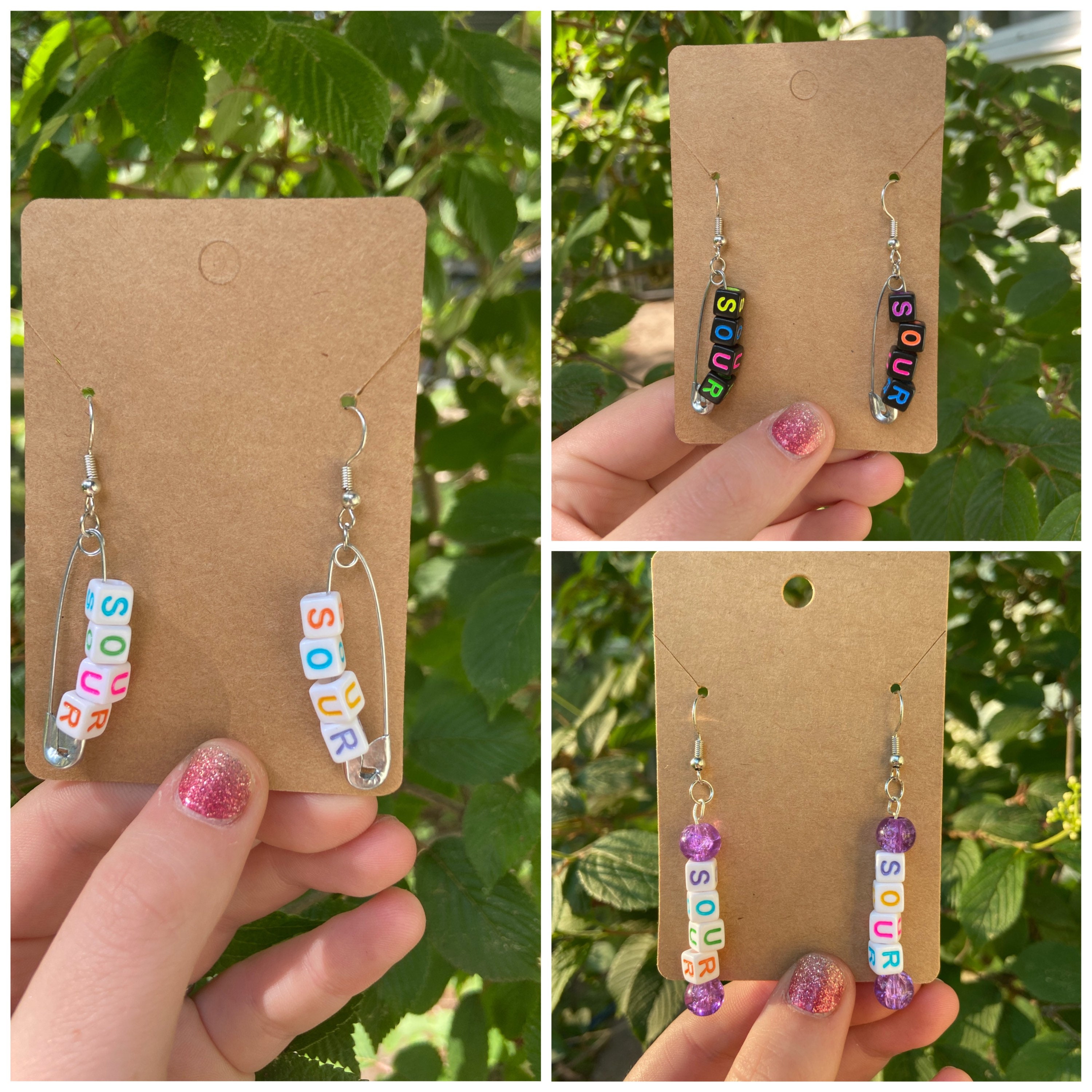 SOUR by Olivia Rodrigo Inspired Earrings - Etsy