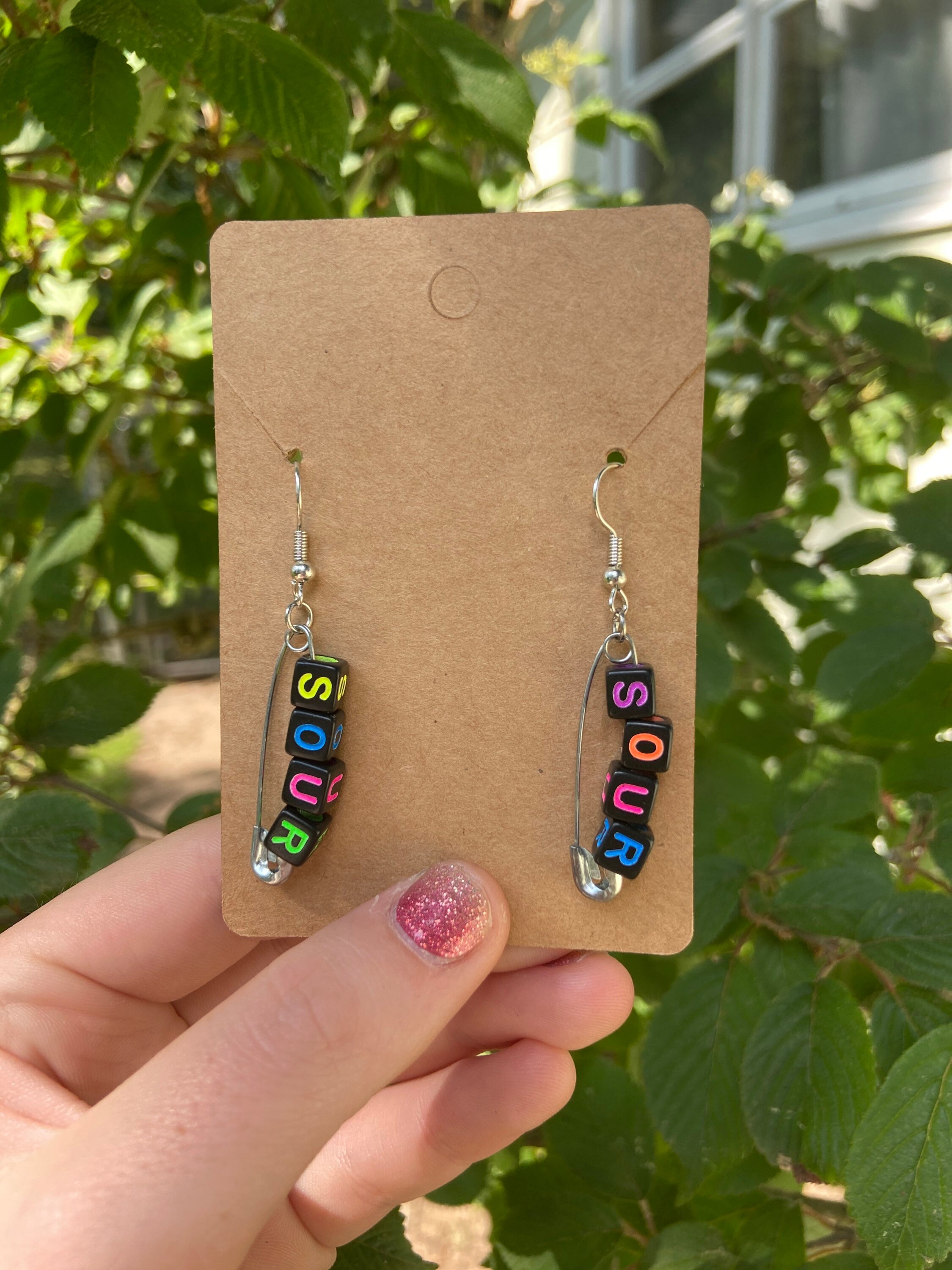SOUR by Olivia Rodrigo Inspired Earrings - Etsy