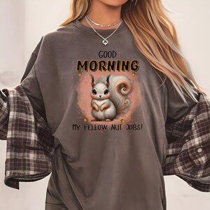 Funny Squirrel PNG: Good Morning Nut Jobs Clipart (digital Download) - Etsy