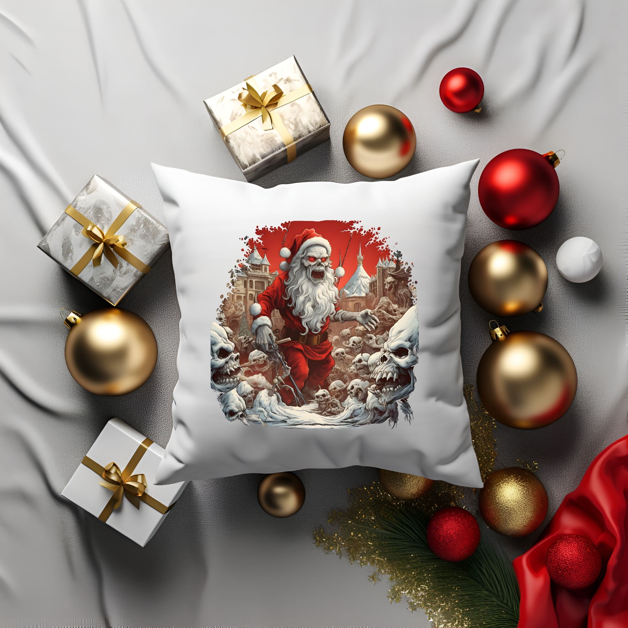 Evil Santa Claus Png,sinister Santa Png,dark Christmas Santa Graphics ...