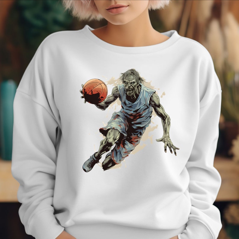 Zombie Basketball Player Png,undead Athlete Digital Download,basketball ...