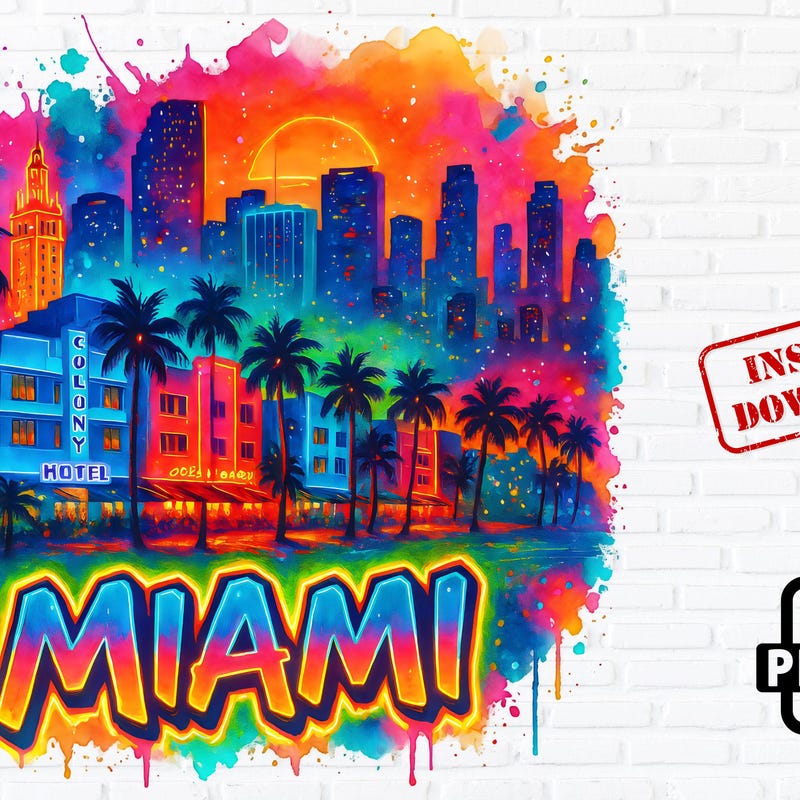Miami Graffiti - Etsy