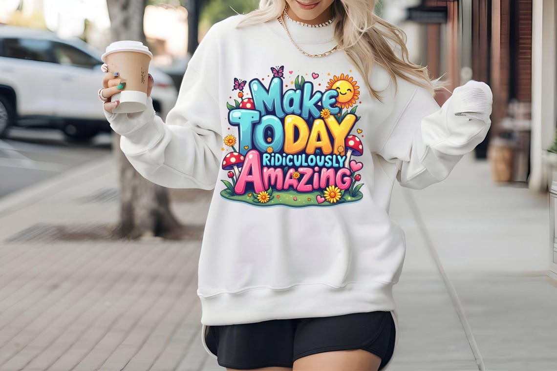 Positive Affirmation PNG Bundle: Inspirational Quote Designs (digital ...