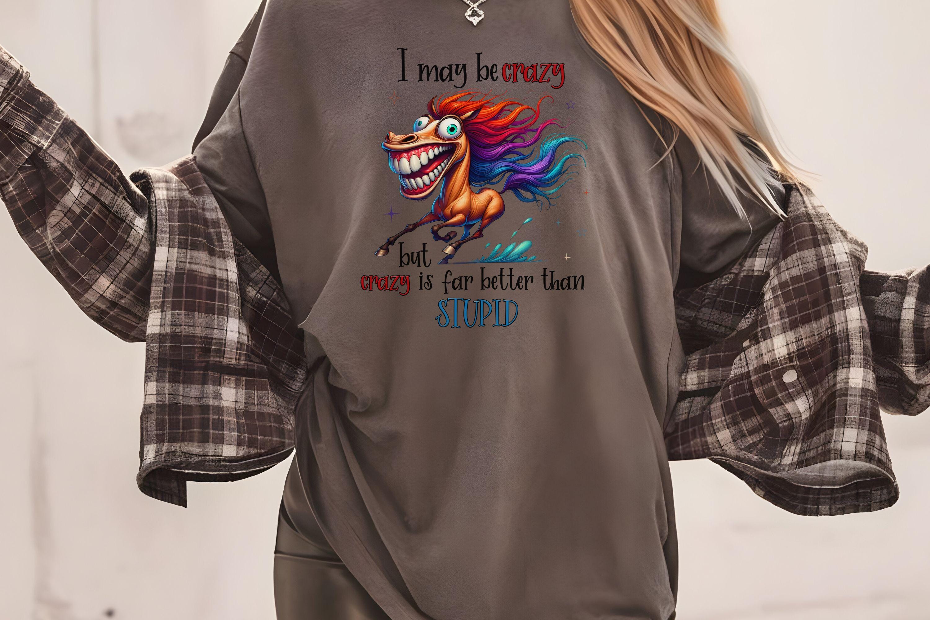 Funny Crazy Horse PNG: Sassy Farm Animal Clipart (digital Download) - Etsy