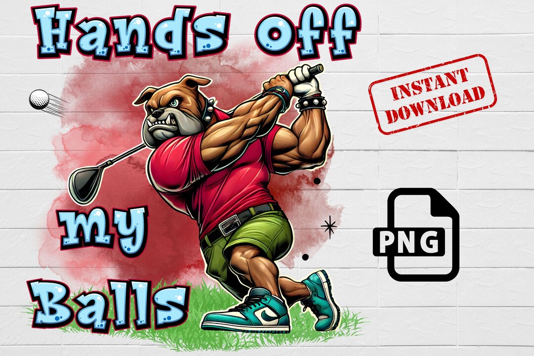 Funny Golf Bulldog PNG: Sarcastic Sports Design (digital Download) - Etsy