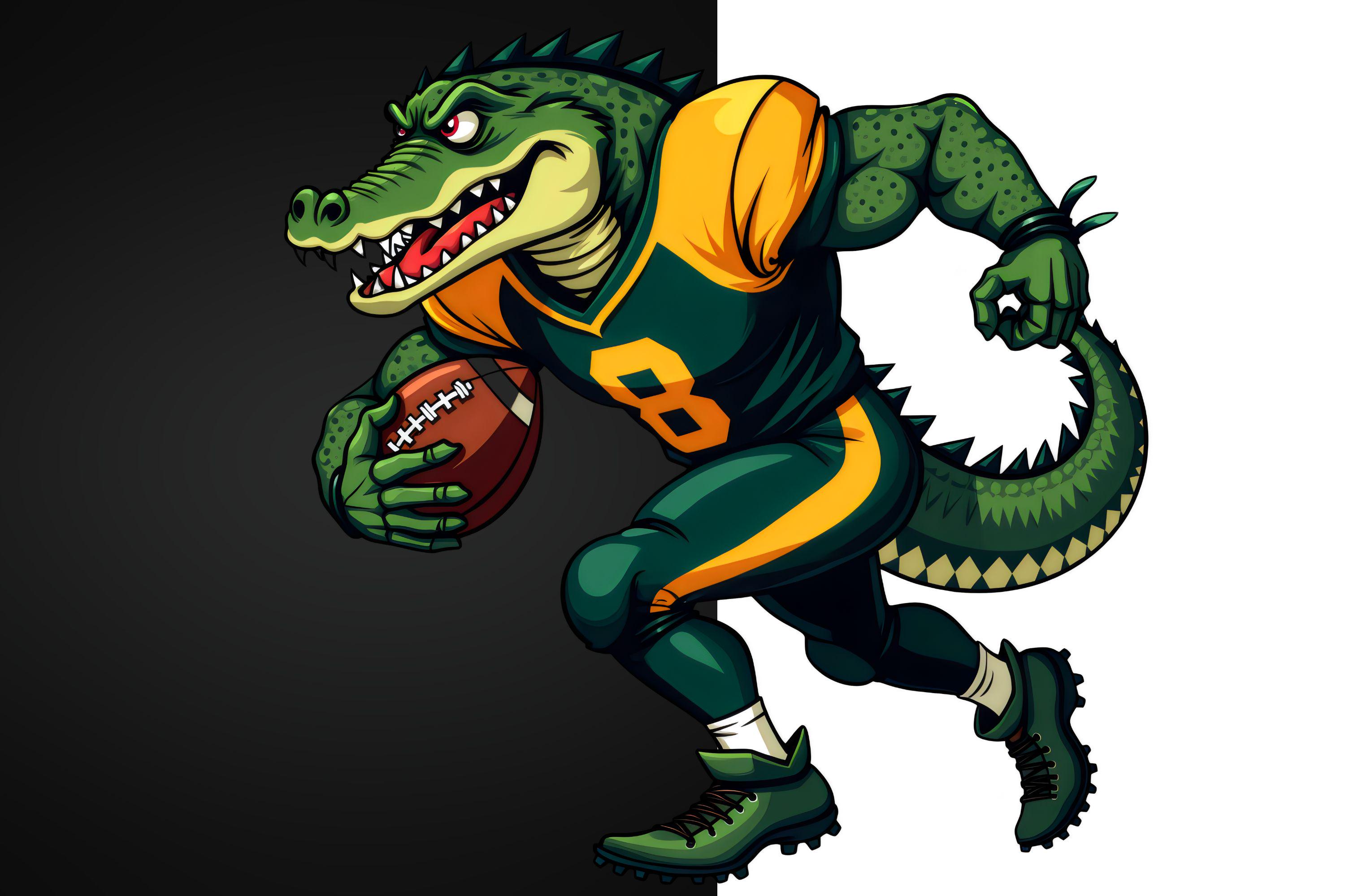 Animal Mascot Football PNG Clipart: Team Designs (digital Download - Etsy