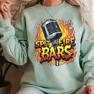 Spit Fire Bars PNG: Rap Microphone Clipart (digital Download) - Etsy