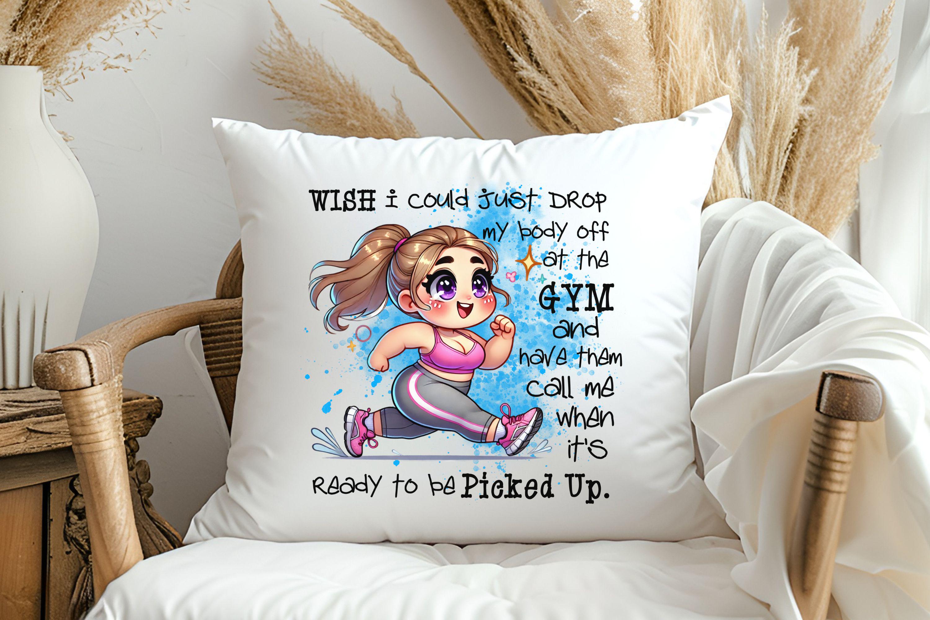 Funny Gym Workout PNG: Chibi Girl Running Clipart (digital Download) - Etsy