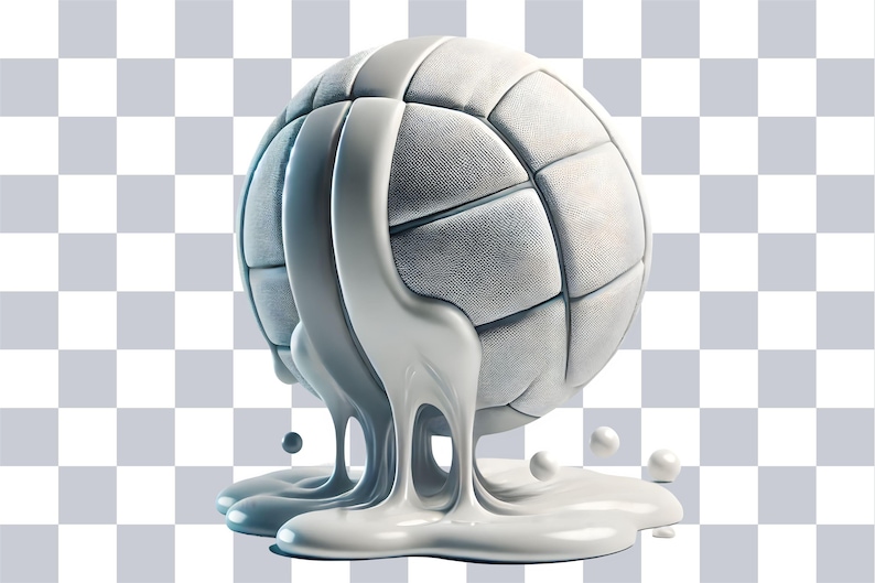 Dripping Sports Ball PNG Bundle: Sublimation Clipart (instant Download ...