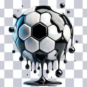 Dripping Sports Ball PNG Bundle: Sublimation Clipart (instant Download ...