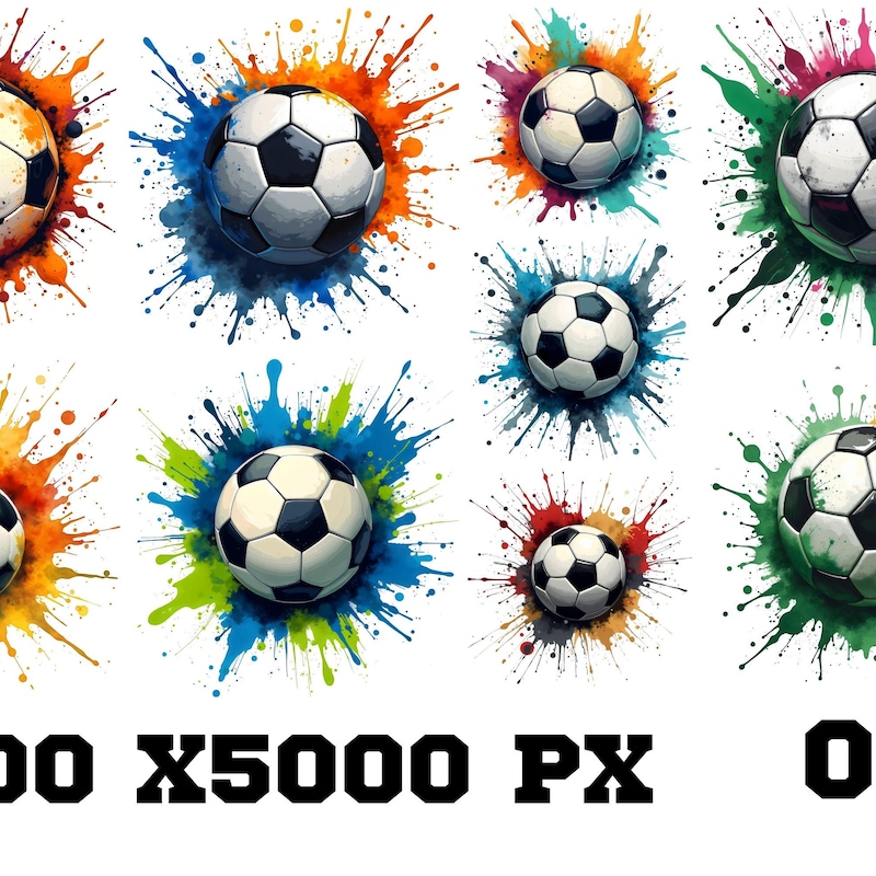 Painted Soccer Ball - Etsy