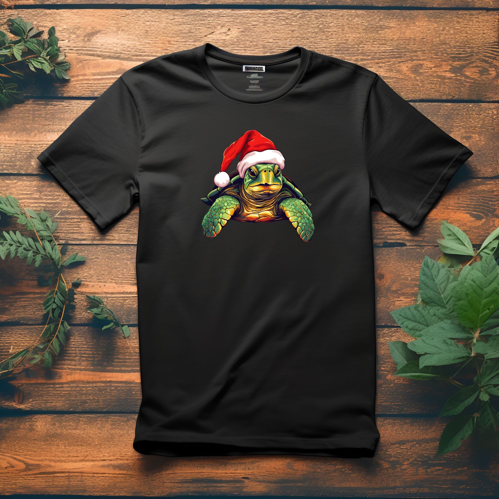 Santa Turtle Pngchristmas Turtle Pngturtle in Santa Hat - Etsy