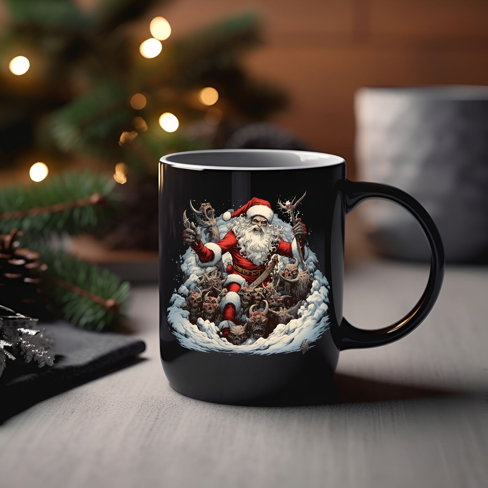 Evil Santa Claus Png,sinister Santa Png,dark Christmas Santa Graphics ...