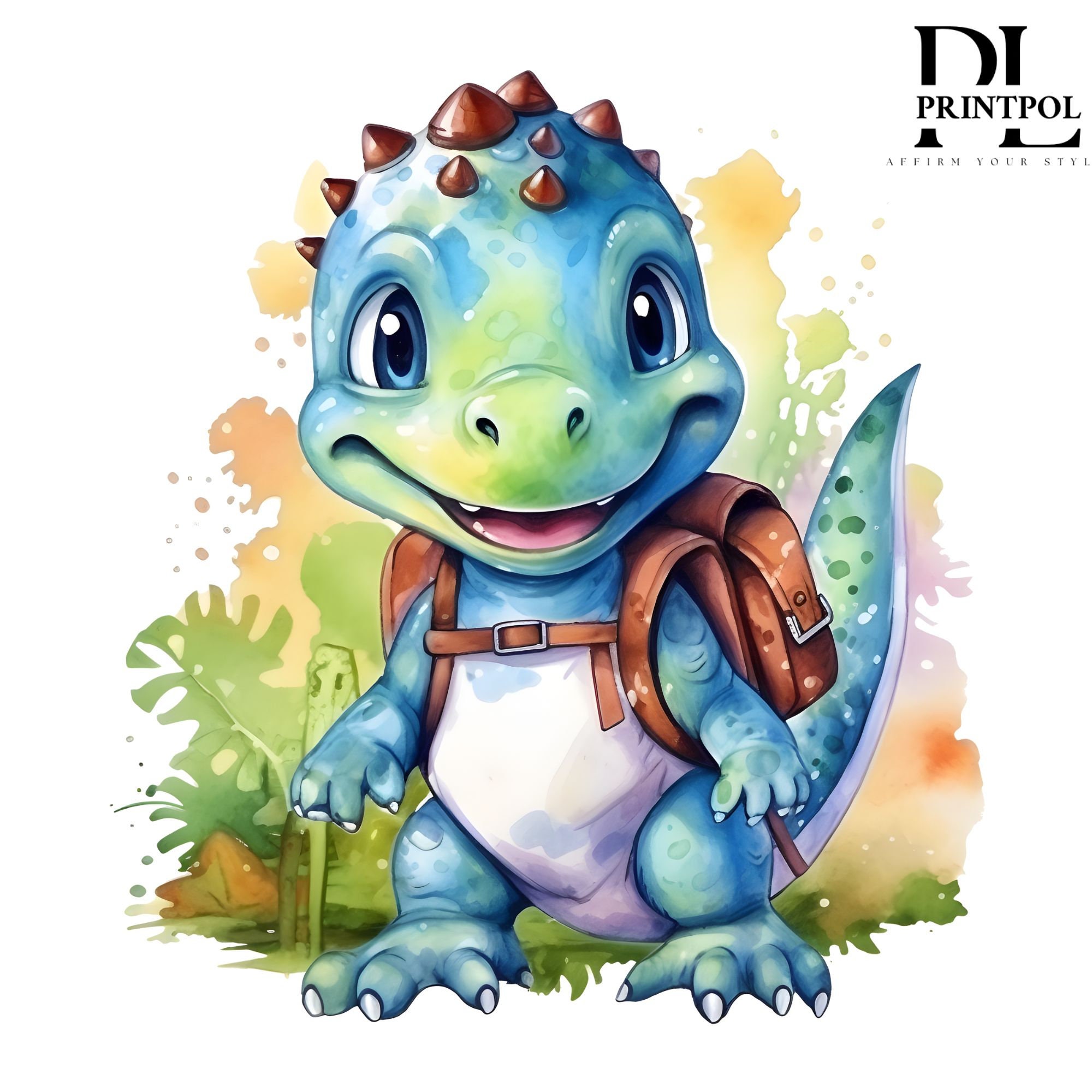 Cute Baby Dinosaur Png,back to School Dino Clipart,adorable Dinosaur ...