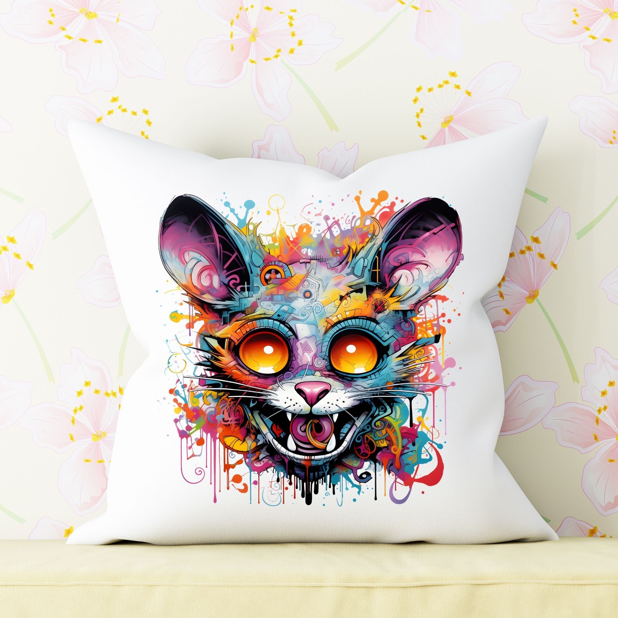 Colorful Mouse Png,vibrant Mouse Illustration,multicolored Mouse Design ...