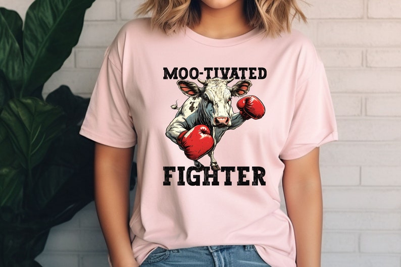 Boxing Cow Digital Download,funny Cow Art Print,animal Boxer Design,cow ...