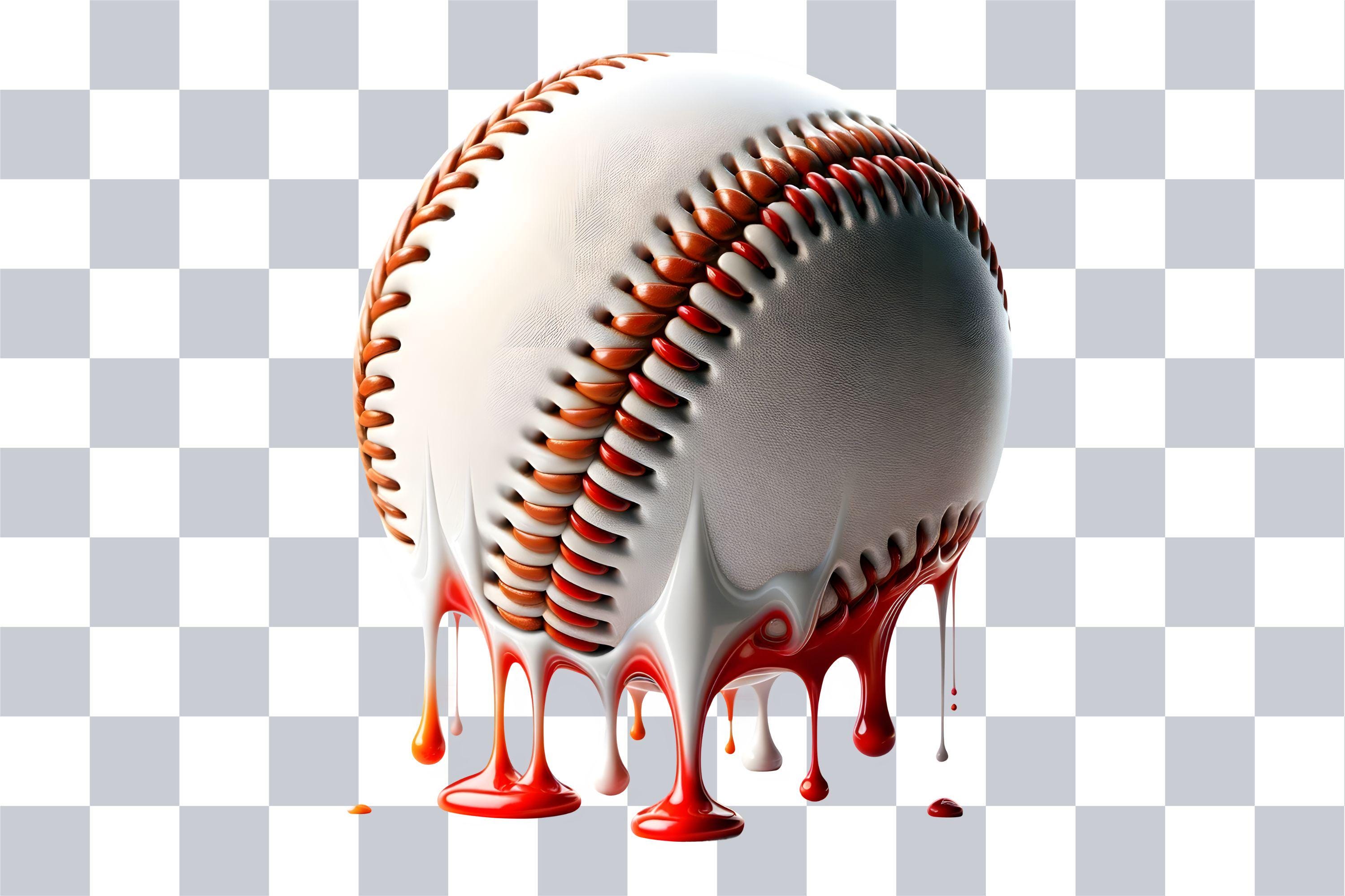 Dripping Sports Ball PNG Bundle: Sublimation Clipart (instant Download ...