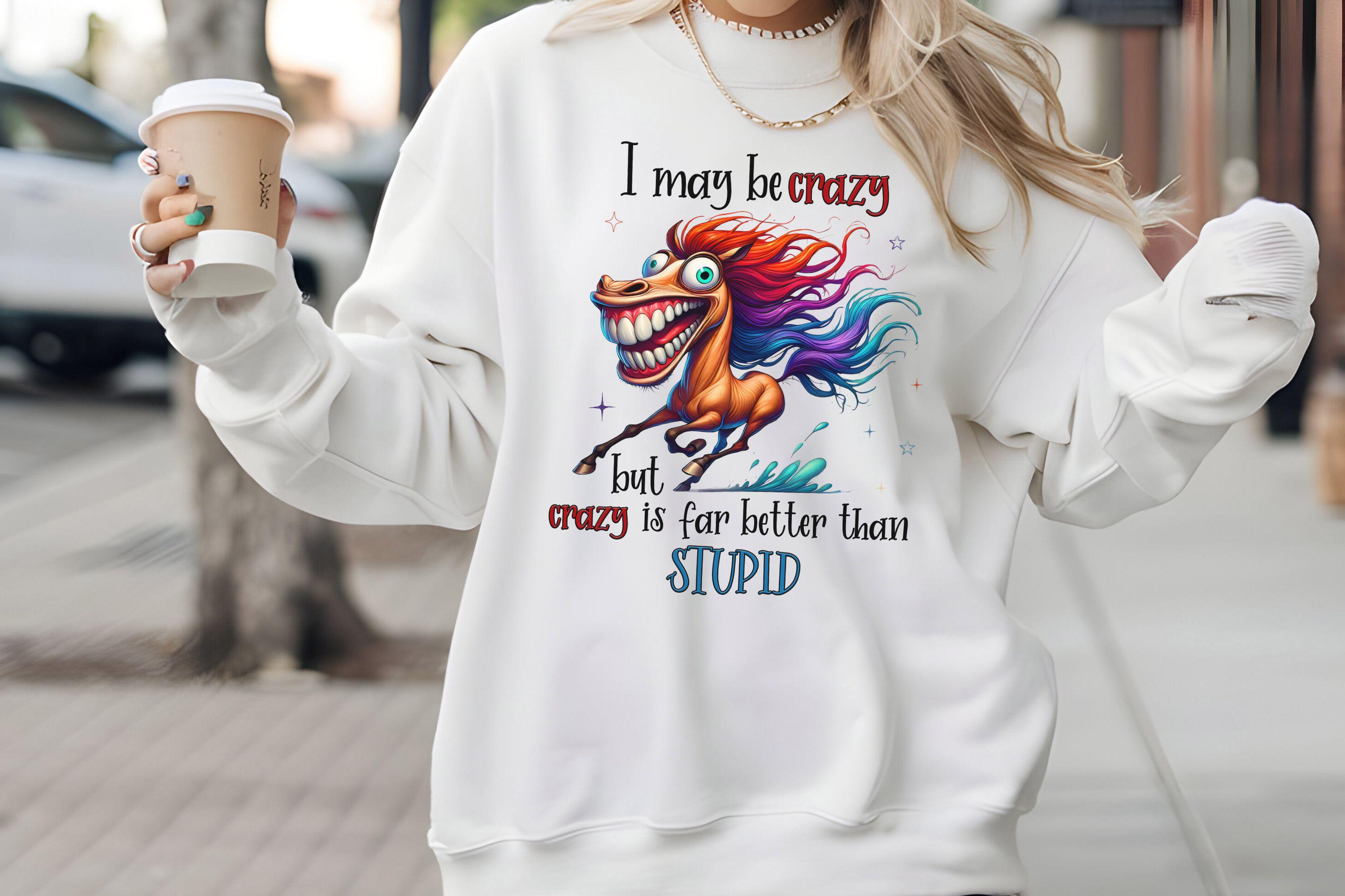 Funny Crazy Horse PNG: Sassy Farm Animal Clipart (digital Download) - Etsy