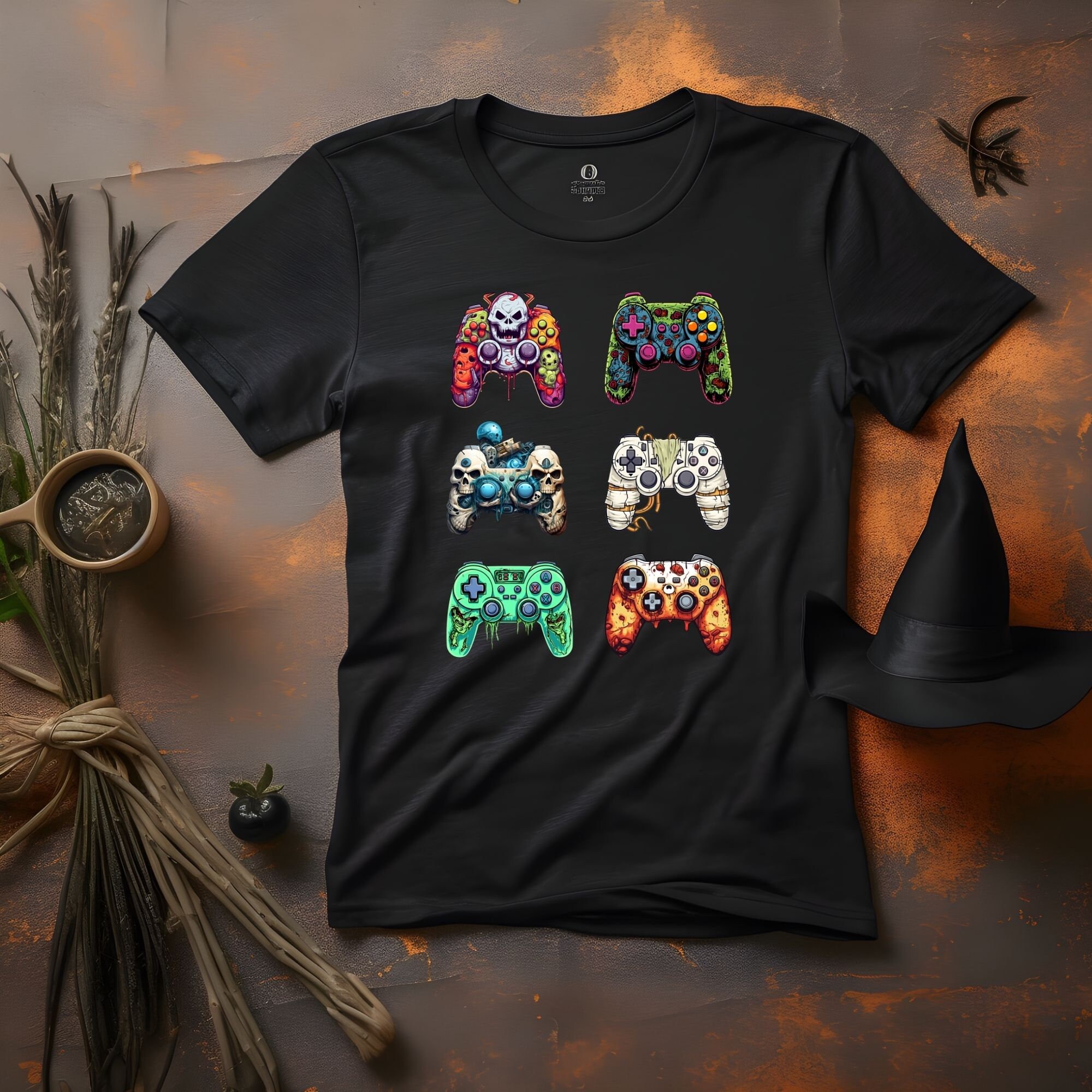 Halloween Gaming Controllers Pngcreepy Gaming Controllers - Etsy