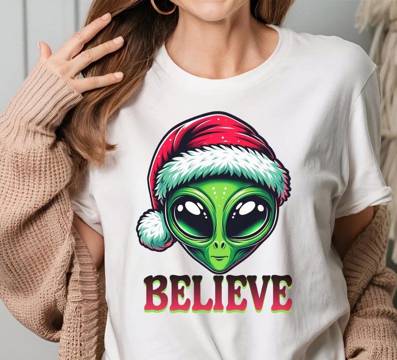 Cute Alien Christmas PNG, Santa Hat Clipart (digital Download) - Etsy