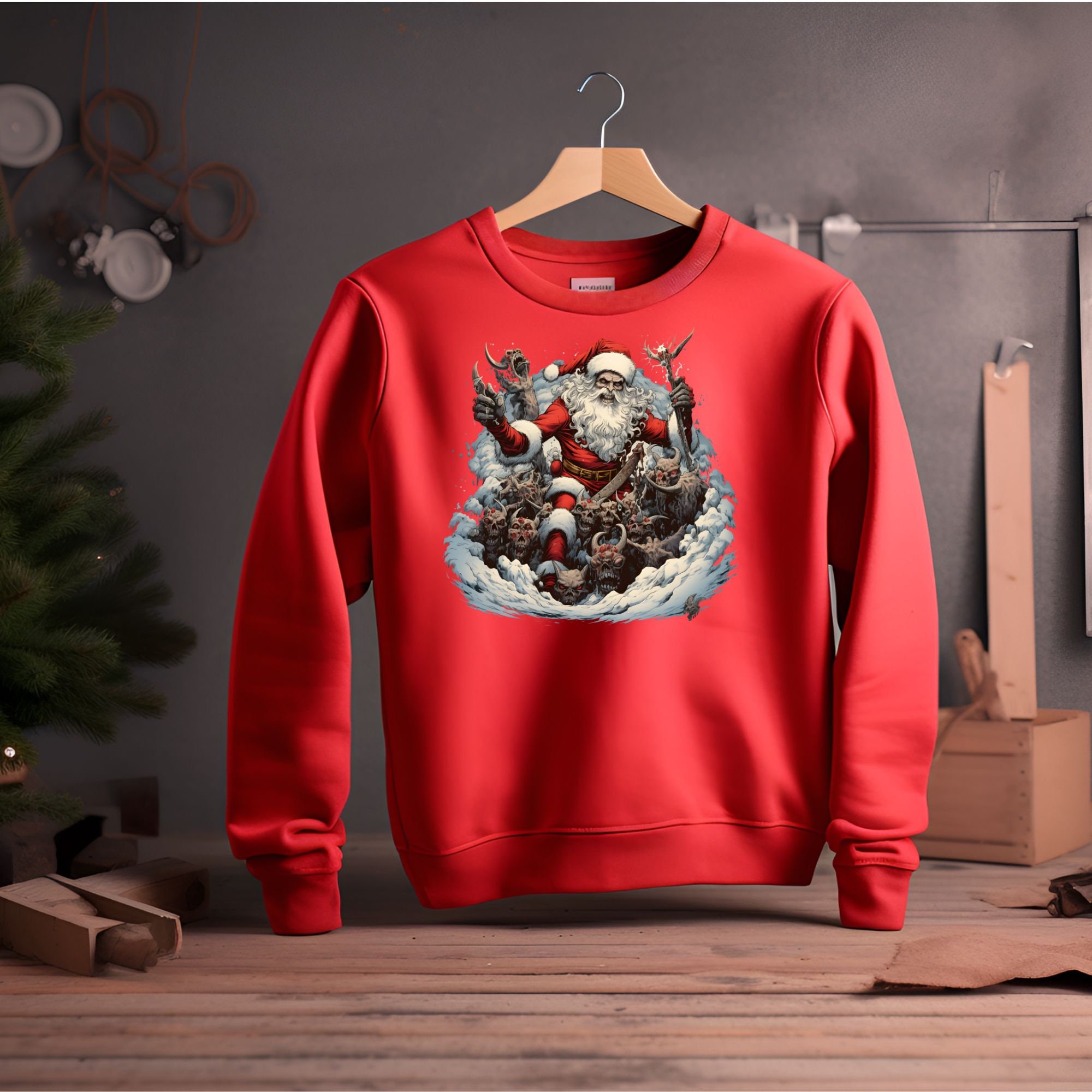 Evil Santa Claus Png,sinister Santa Png,dark Christmas Santa Graphics ...