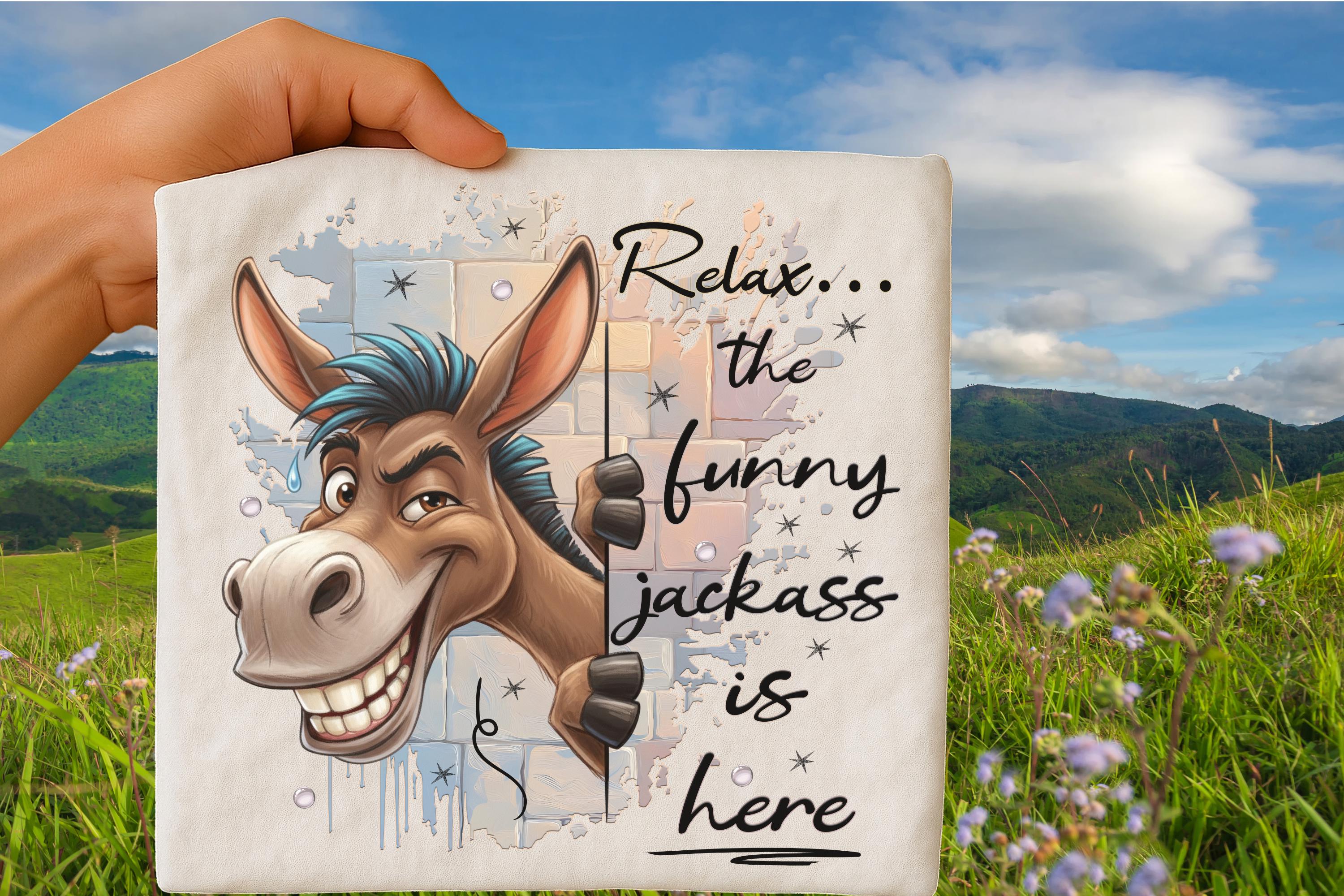 Goofy Donkey Quote PNG – Funny Cartoon Sublimation (instant Download ...