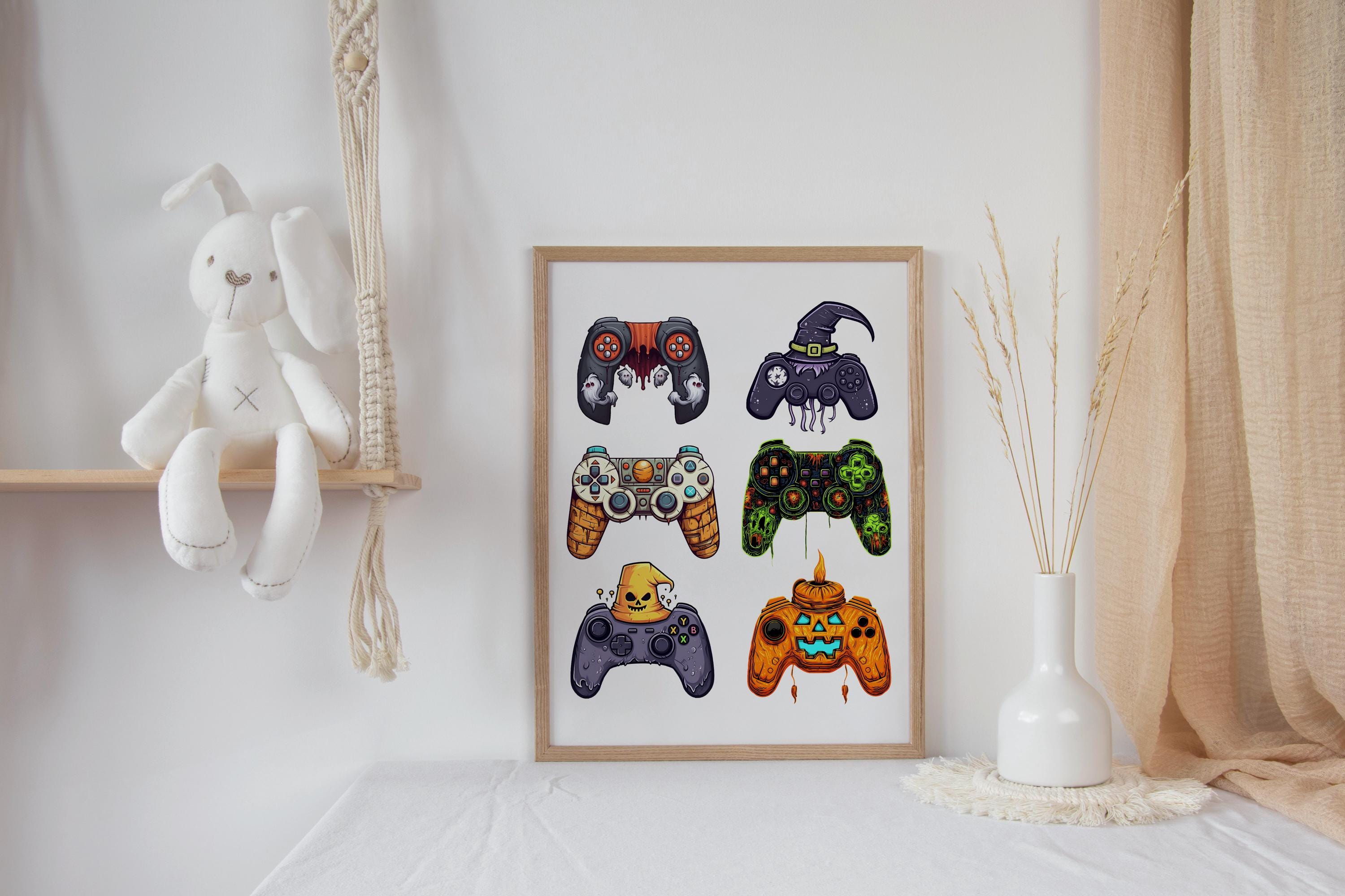 Creepy Halloween Gaming Controllers PNG Set (personal Use) - Etsy