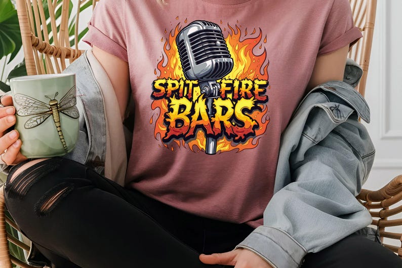 Spit Fire Bars PNG: Rap Microphone Clipart (digital Download) - Etsy